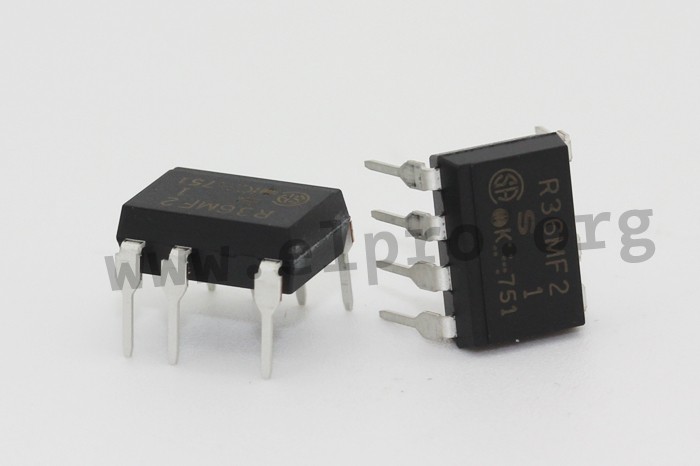 Sharp solid state relays, 400 to 600V, DIL housing, PR series - elpro ...