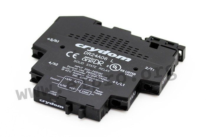 Crydom solid state relays, 6 to 12A, 36 to 265V, thyristor output, DIN ...