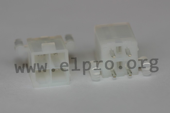 TE Connectivity pin headers, straight, with pegs, 4,2mm, PE series ...