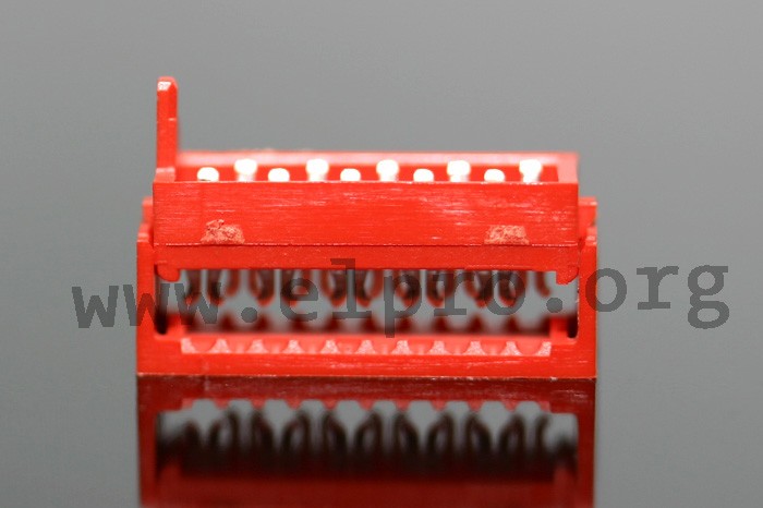 TE Connectivity male PCB connectors, for flat cables, 1,27mm ...