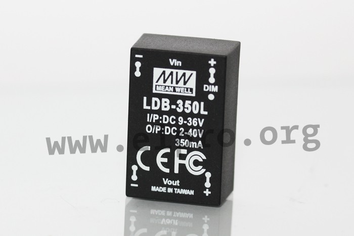 Mean Well DC/DC buck-boost LED drivers, dimmable, LDB-L series - elpro ...
