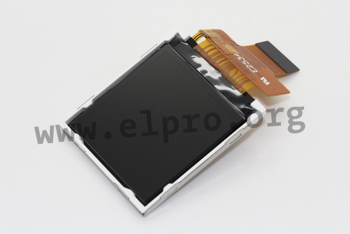 Display Elektronik TFT LCD displays, 128x128 - elpro Elektronik