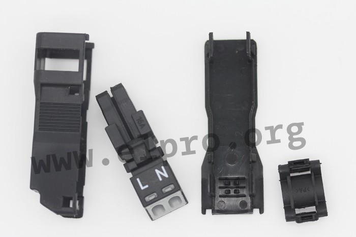 Wago sockets with strain relief housing, WINSTA MINI, 890 series ...