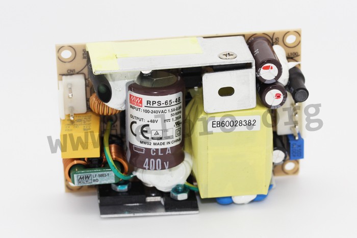 Mean Well Schaltnetzteile, 65W, für Medizintechnik, open frame (PCB), RPS-65 Serie - elpro ...