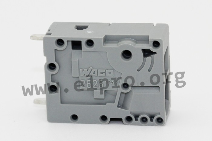 Wago spring force terminals, pitch 7,5mm, 41A, 2606 and 2626 series ...