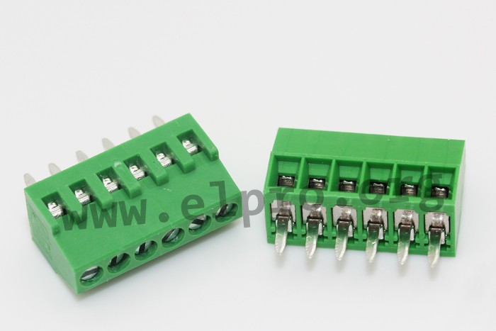 PTR terminal blocks, pitch 2,54mm, 9A, screw-cage clamp principle ...