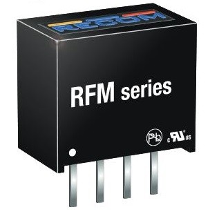 Recom DC/DC converters, 1W, SIL4 housing, RFM series - elpro Elektronik