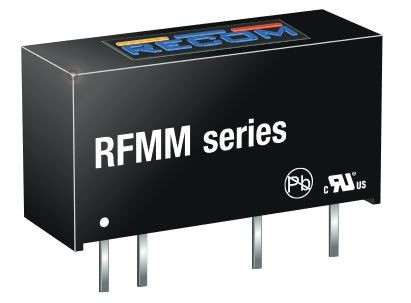 Recom DC/DC converters, 1W, SIL7-housing, RFMM series - elpro Elektronik