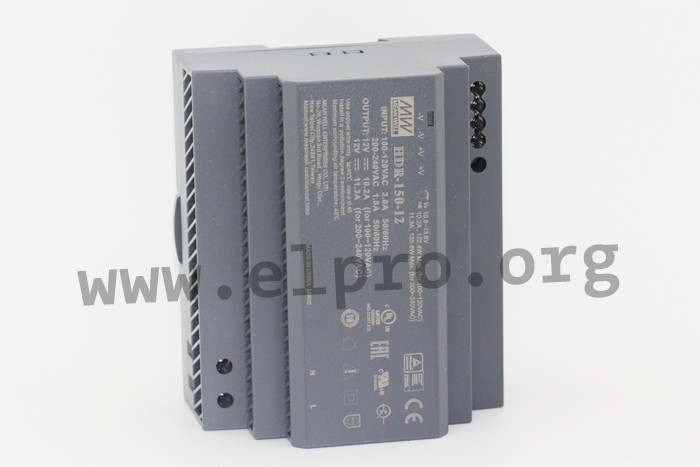 Mean Well DIN-Schienen Schaltnetzteile, 150W, HDR-150 Serie - elpro Elektronik