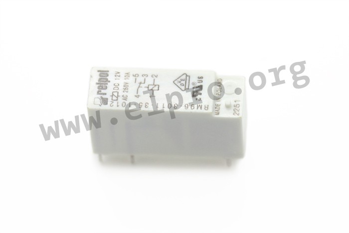 Relpol PCB relays, 8A, 1 changeover contact, RM96 series - elpro Elektronik