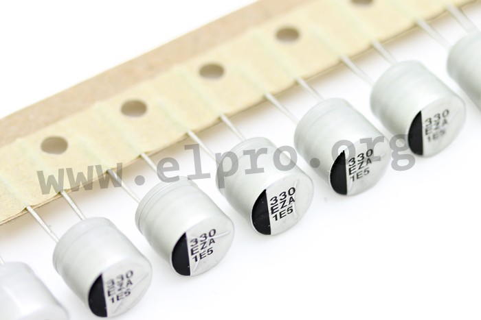 Panasonic electrolytic capacitors, radial, polymer hybrid, ZF/ZA/ZC/ZK ...