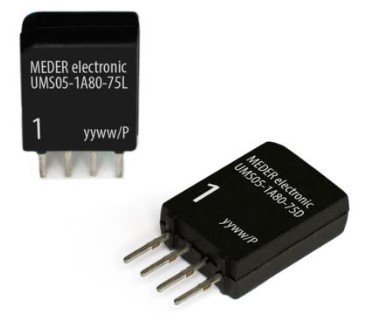 Standex Meder reed relays, SIL housing, 3A, UMS series - elpro Elektronik