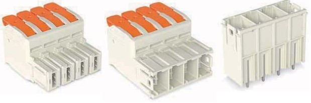 Wago spring terminal blocks, pitch 10,16mm, 76A, with lever, MCS MAXI ...