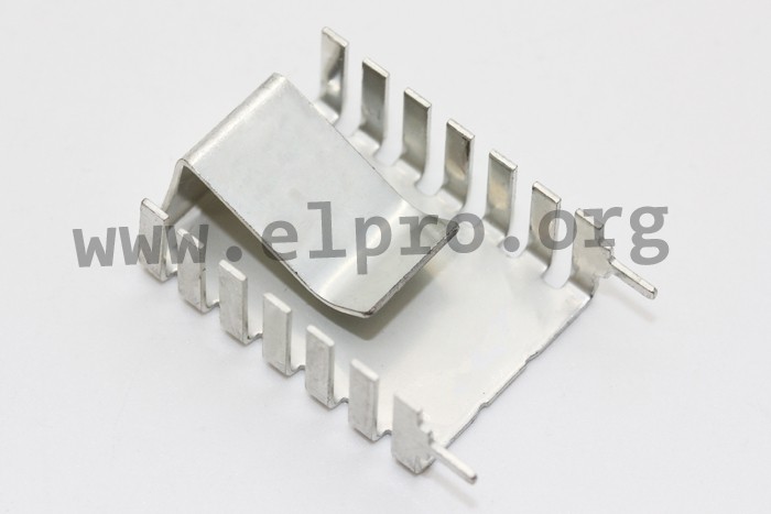 Fischer clip-on heatsinks, for TO220/TO218/TO247/TO248, FK 241 SA / FK ...