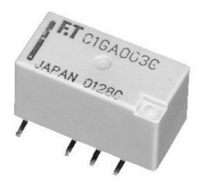Fujitsu PCB relays, 2A, 2 changeover contacts, FTR-C1 series - elpro Elektronik