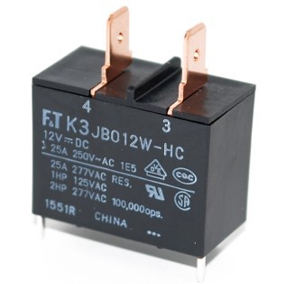 Fujitsu PCB relays, 25A, 1 normally open contact, FTR-K3 series - elpro ...