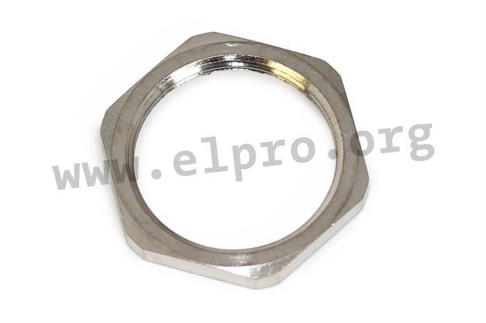 Essentra counter nuts, made of brass, metric thread, 4907 series ...