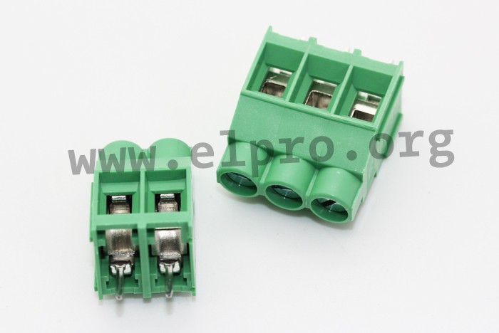 Degson terminal blocks, pitch 6,35mm, 24A, 450V, screw-cage clamp ...