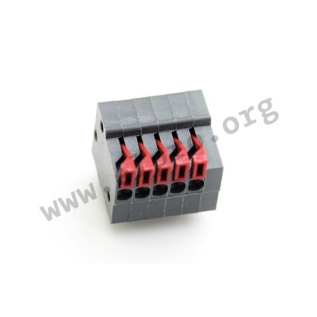 PTR spring terminal blocks, pitch 2,54mm, 9A, with lever, AKZ4791 ...