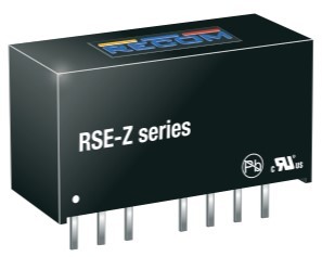 Recom DC/DC converters, 2W, SIL8 housing, RSE/Z series - elpro Elektronik