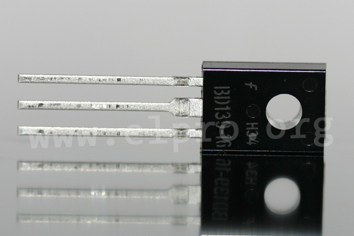 STMicroelectronics power transistors, TO126 housing, BD and MJ series ...