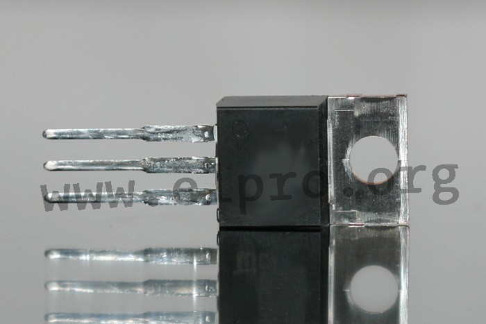 ON Semiconductor switching power transistors, TO220AB housing, BUX and ...