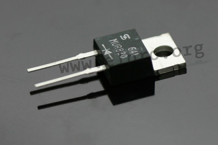 Taiwan Semiconductor rectifier diodes, 8A, ultra fast, MUR series - elpro Elektronik