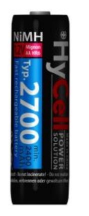 Ansmann NiMH batteries, 1,2V/8,4V, HyCell series - elpro Elektronik