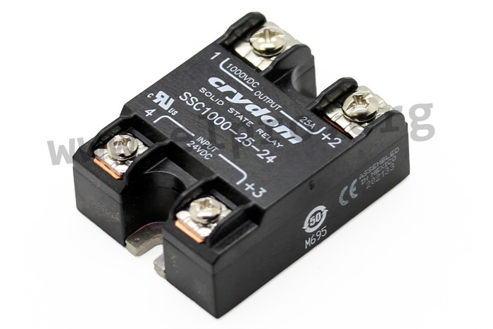 Sensata/Crydom solid state relays, 25A, 1000V, IGBT output, DC voltage ...