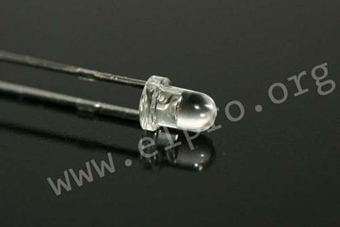 Everlight Leuchtdioden, klar, hell leuchtend, 3mm, EL204-10 Serie - elpro Elektronik