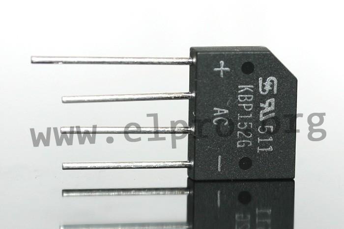 Taiwan Semiconductor flat rectifiers, 1,5A, KBP and D2SB series - elpro ...