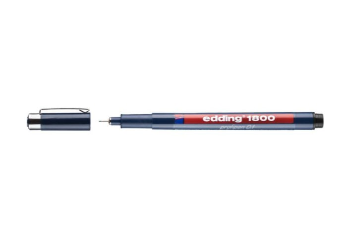 edding precision fineliners, 0,25 to 0,7mm, 1800 series - elpro Elektronik