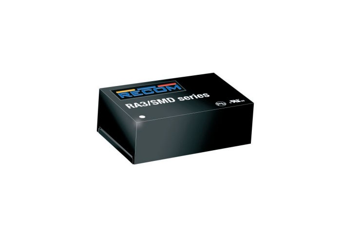 Recom DC/DC converters, 3W, SMD housing, RA3 series - elpro Elektronik