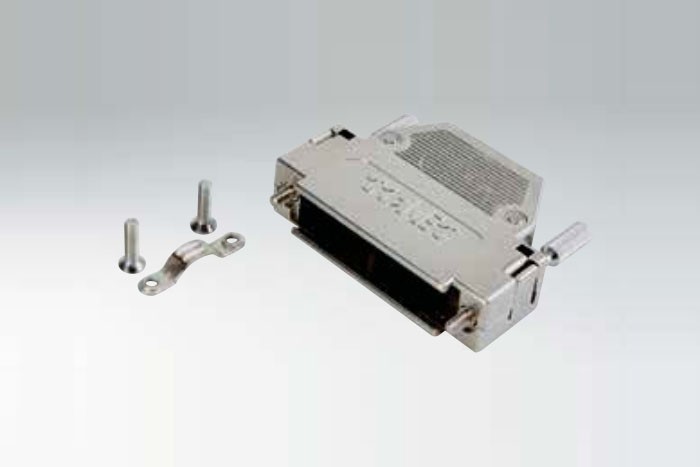 Conec D-sub backshells, plastic, straight cable entry, 165X109 series ...