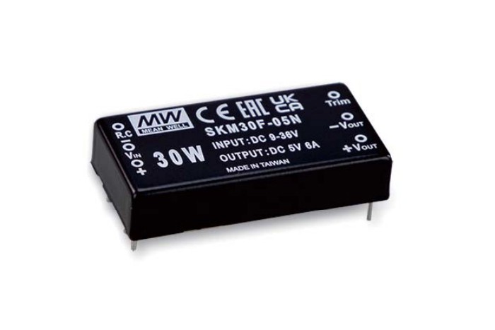 Mean Well DC/DC converters, 30W, 2"x1", SKM30-N series - elpro Elektronik
