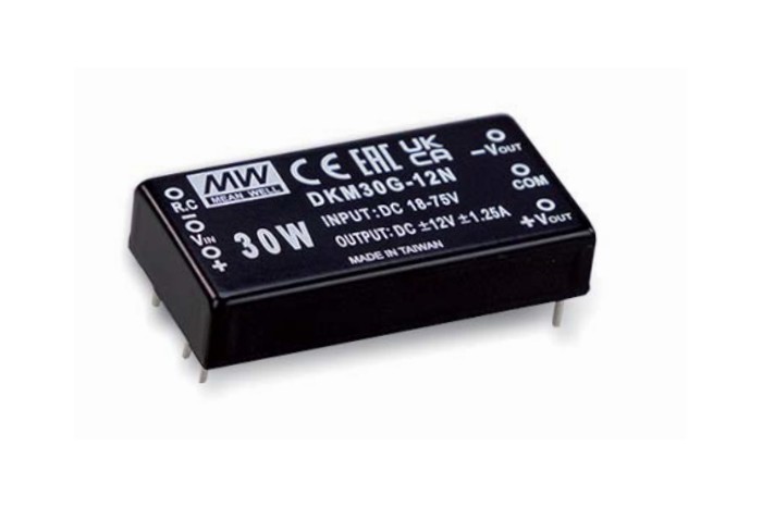 Mean Well DC/DC converters, 30W, 2"x1", DKM30-N series - elpro Elektronik