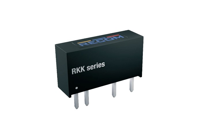Recom DC/DC converters, 1W, SIL7 housing, RKK series - elpro Elektronik