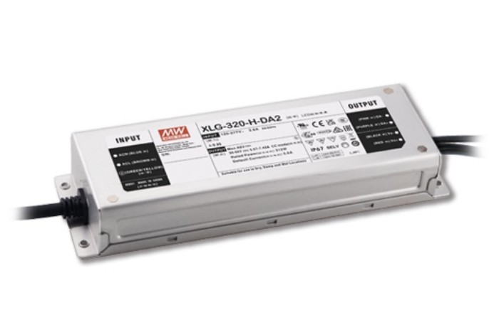 Mean Well LED drivers, 320W, IP67, constant power, dimmable, DALI 2.0 ...