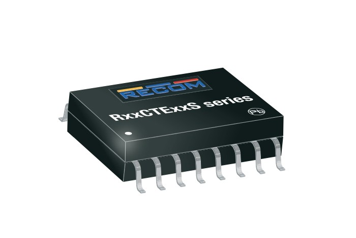 Recom DC/DC converters, 1W, SMD, RxxCTExxS series - elpro Elektronik
