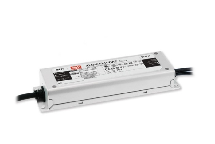 Mean Well LED drivers, 240W, IP67, constant power, dimmable, DALI 2.0 ...