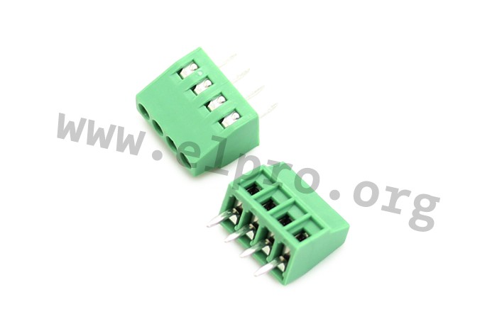 Degson terminal blocks, pitch 2,54mm, 8A, screw principle, DG308-2.54 ...