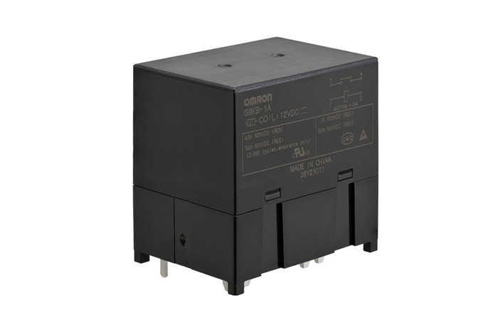 Omron PCB relays, 50A, 1 normally open contact, G9KB series - elpro Elektronik