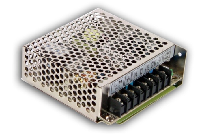 Mean Well switching power supplies, 50W, quad output, RQ-50 series ...