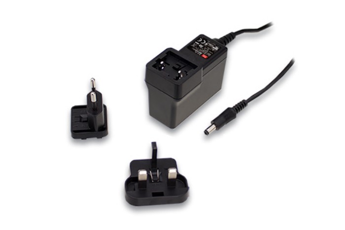 Mean Well LED plug-in drivers, 30W, constant voltage, interchangeable ...