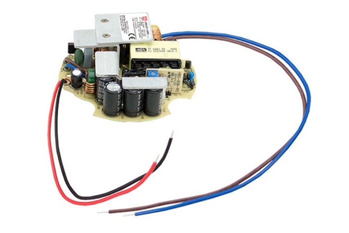 Mean Well LED drivers, 60W, constant current, circular housing, open ...