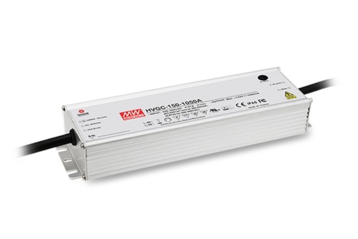 Mean Well LED-Schaltnetzteile, 150W, IP65, Konstantstrom, dimmbar, einstellbar, Hochvolt, HVGC ...