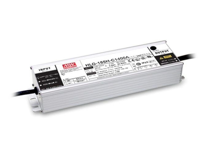 Mean Well LED drivers, 200W, IP65, constant current, dimmable ...