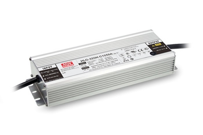 Mean Well LED drivers, 320W, IP65, constant current, dimmable ...