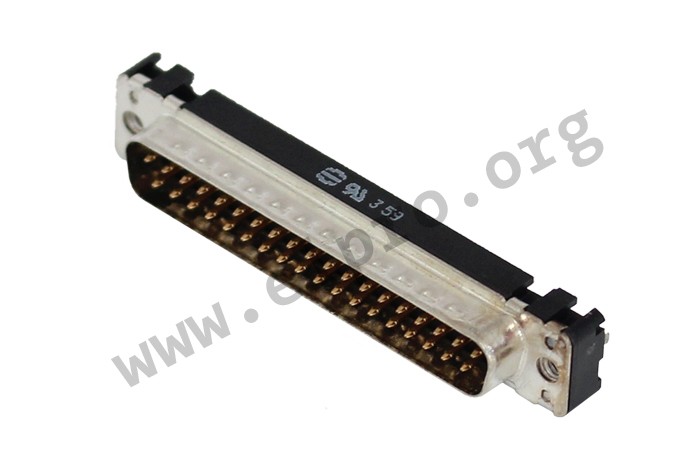 Harting pin strips, stamped contacts, soldering pins, straight, 09 65 ...