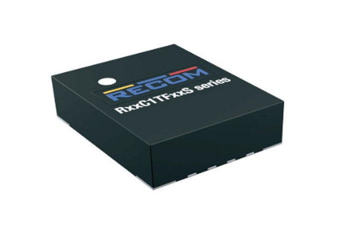 Recom SMD DC/DC converters, 1W, LGA housing, RxxC1TFxxS-CT series - elpro Elektronik